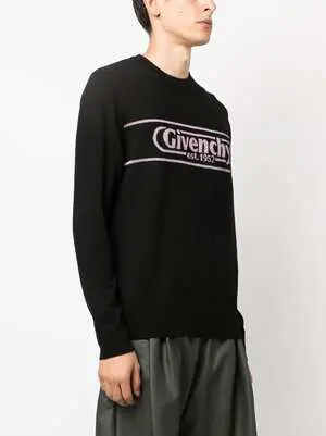 Givenchy Logo-intarsia Wool Jumper