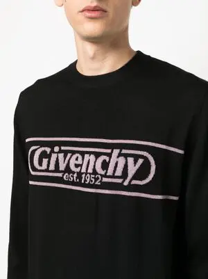 Givenchy Logo-intarsia Wool Jumper