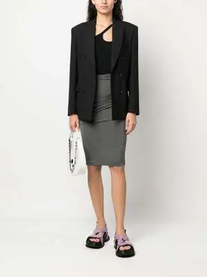 Givenchy Gathered-detail Fitted Skirt