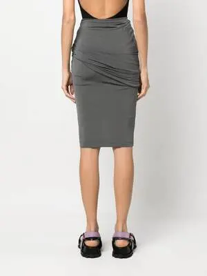 Givenchy Gathered-detail Fitted Skirt