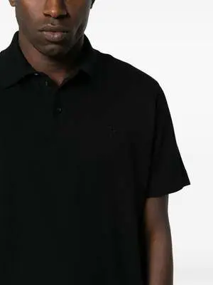 Givenchy Embroidered-monogram Cotton Polo Shirt