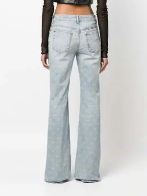 Givenchy Logo Flared Jeans