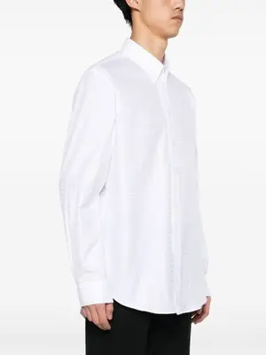 Givenchy 4g-motif Cotton Shirt