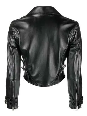 Givenchy Leather Cropped Jacket
