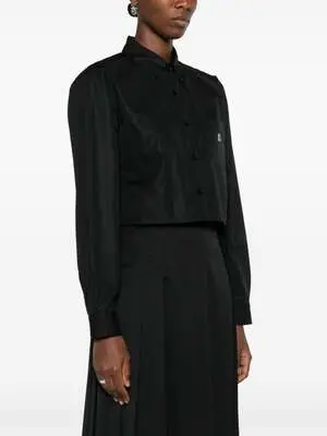 Givenchy 4g-plaque Cropped Shirt
