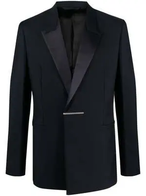 Givenchy Single-breasted Tailored Suit Jacket - Blue