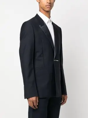 Givenchy Single-breasted Tailored Suit Jacket - Blue