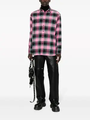 Givenchy Plaid-check Pattern Shirt