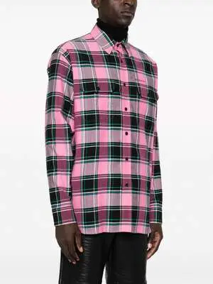 Givenchy Plaid-check Pattern Shirt