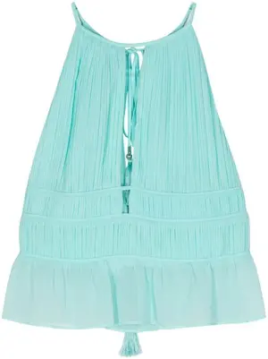 Patrizia Pepe Pleated Sleeveless Top