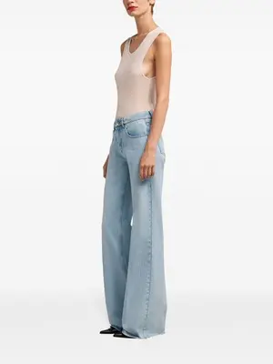 Ami Flared-leg Jeans - Blue