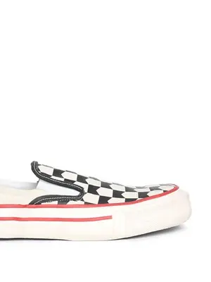 Rhude Checked Slip-on Sneakers