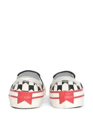 Rhude Checked Slip-on Sneakers