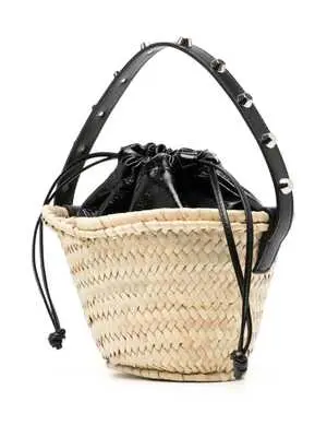 Palm Angels Palm-appliqué Basket Bag