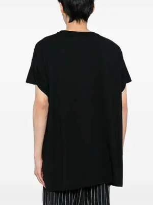MARINA YEE Draped-detail Cotton T-shirt