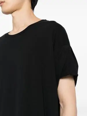 MARINA YEE Draped-detail Cotton T-shirt