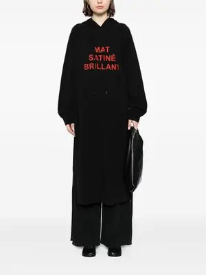 MAISON MARGIELA Slogan-print Drawstring Hoodie