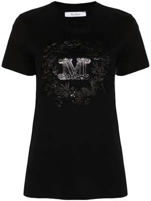 Max Mara Monogram-embellished T-shirt