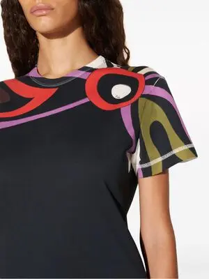 Emilio Pucci Marmo-print Cotton T-shirt