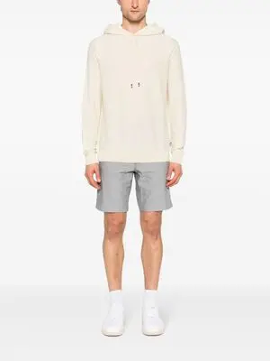 BOSS Knitted Cotton Blend Hoodie