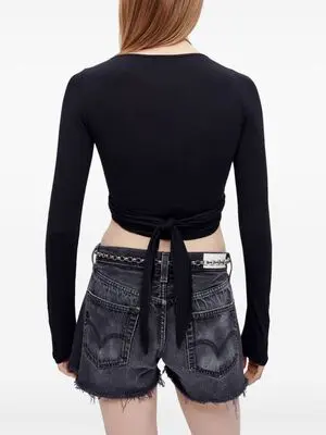 RE/DONE X Pamela Anderson Wrapped Cropped Top