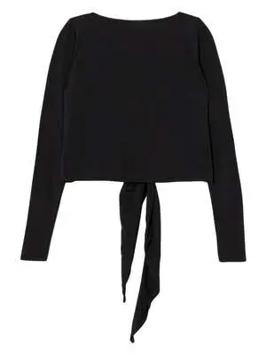 RE/DONE X Pamela Anderson Wrapped Cropped Top