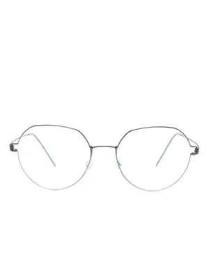 LINDBERG Evan Round-frame Eyeglasses - Grey