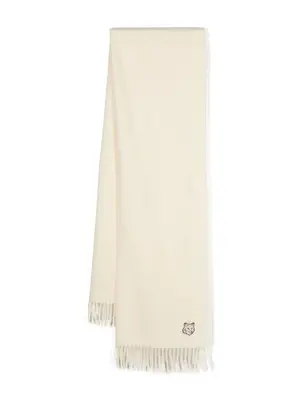 Maison Kitsune Embroidered Scarves For Women