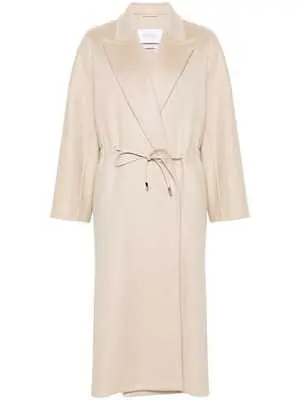 Max Mara Tie Detailed Outerwear For Women