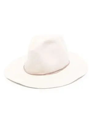 Borsalino Felted Fedora Hat - Neutrals