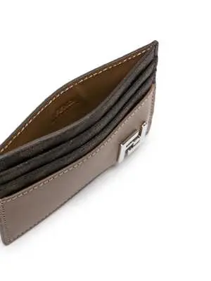 Fendi Ff Monogram Cardholder - Brown