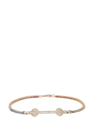 ANANYA 18kt Yellow Chakra Multi-stone Choker - Gold
