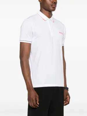 BOSS Logo-print Polo Shirt - White