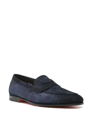 Santoni Penny-slot Loafers - Blue