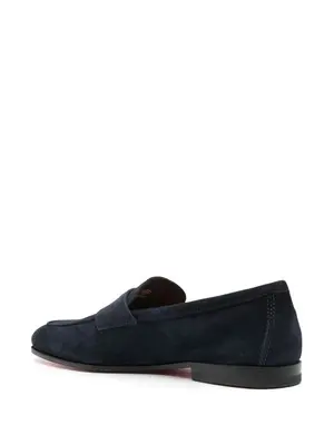Santoni Penny-slot Loafers - Blue
