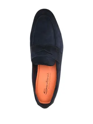 Santoni Penny-slot Loafers - Blue