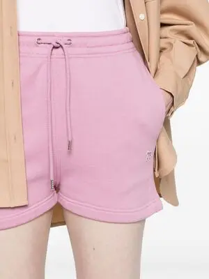 Maison Kitsuné Fox-patch Track Shorts - Pink