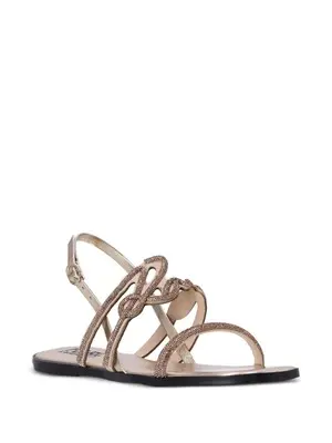 Karl Lagerfeld Olympia Crystal-embellished Sandals