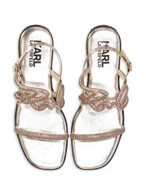 Karl Lagerfeld Olympia Crystal-embellished Sandals