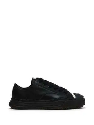 Mihara Yasuhiro Hank Og Sole Leather Sneakers - Black