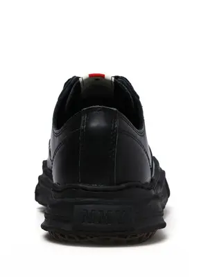 Mihara Yasuhiro Hank Og Sole Leather Sneakers - Black