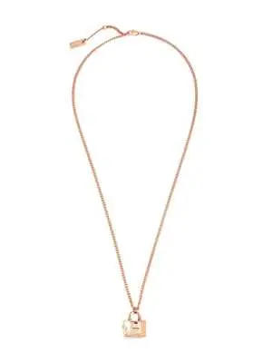 Marc Jacobs Mini Icon Tote Bag Charm Necklace - Pink