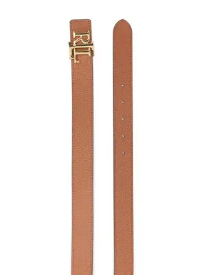 Ralph Lauren Logo-buckle Leather Belt - Brown