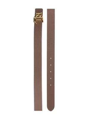 Ralph Lauren Logo-buckle Leather Belt - Brown