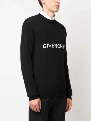 Givenchy Logo Intarsia Wool Jumper