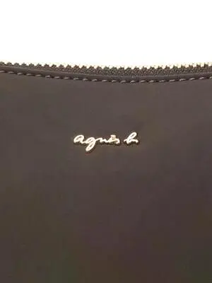 AGNÈS B. Logo-lettering Two-tone Crossbody Bag