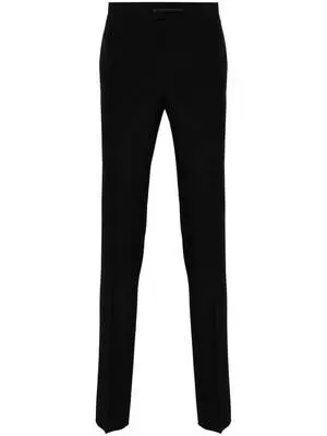Givenchy Logo-plaque Straight Trousers - Black
