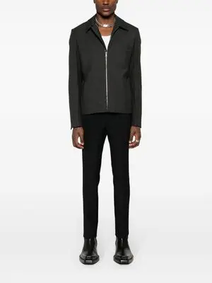 Givenchy Logo-plaque Straight Trousers - Black