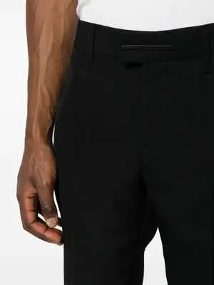 Givenchy Logo-plaque Straight Trousers - Black