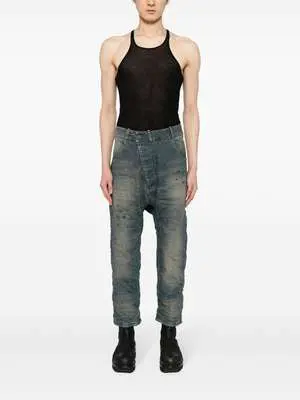 Boris Bidjan Saberi Asymmetric Drop-crotch Jeans